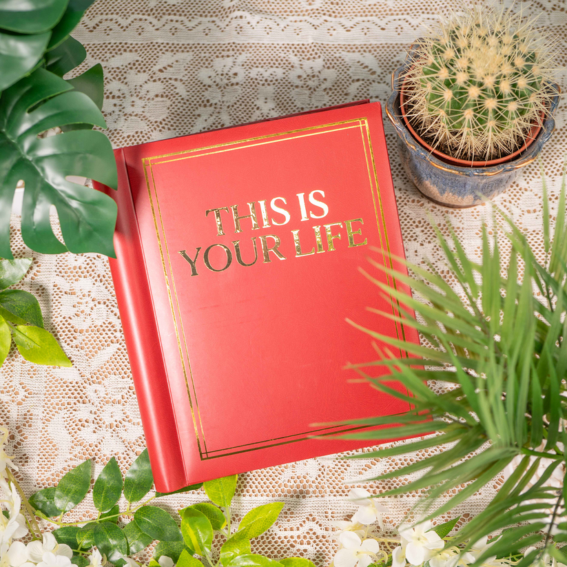 Traditional This Is Your Life Photo Album – Peach & Pear