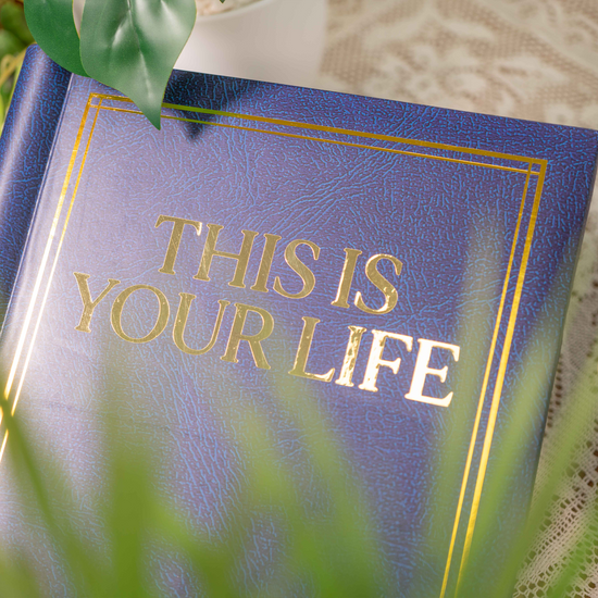 Traditional This Is Your Life Photo Album – Peach & Pear